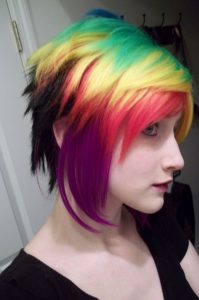 30 Bold and Bright Multi-Colored Hair Inspirations – Hairstyle Camp