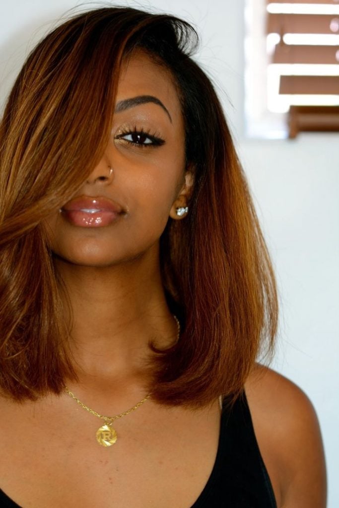 41 Stunning Hair Colors for Dark Skin That Make You Glow