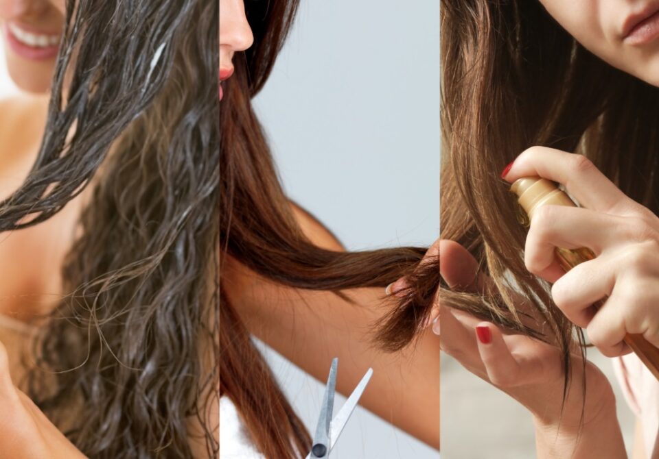 My Hair Is Split All The Way Up? Here's How to Fix It
