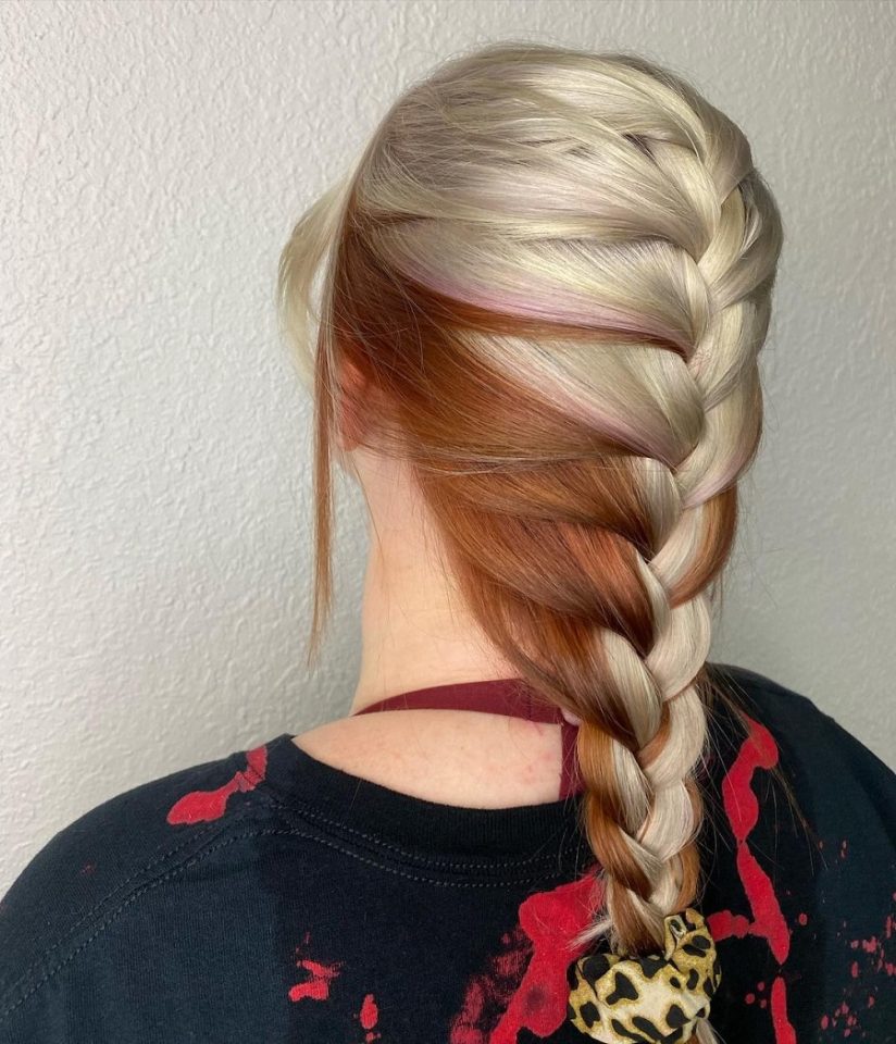 25 Peekaboo Underneath Hair Color Ideas for a Pop of Fun