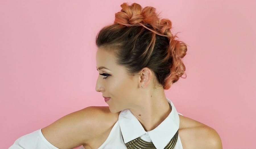 3 Ways to Style Bun Mohawk