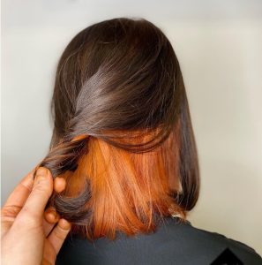 25 Peekaboo Underneath Hair Color Ideas for a Pop of Fun