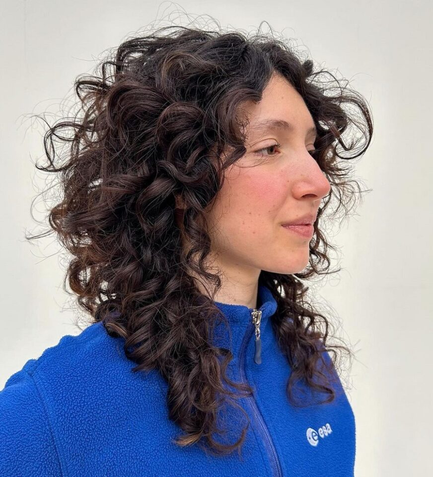 21 Wolf Cuts for Curly Hair