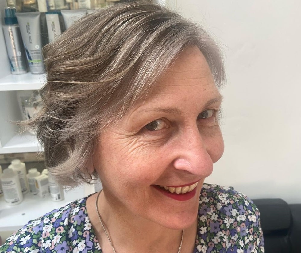 15 Ways to Rock Gray Hair with Dark Highlights – HairstyleCamp