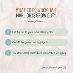 What to Do When Hair Highlights Grow Out?