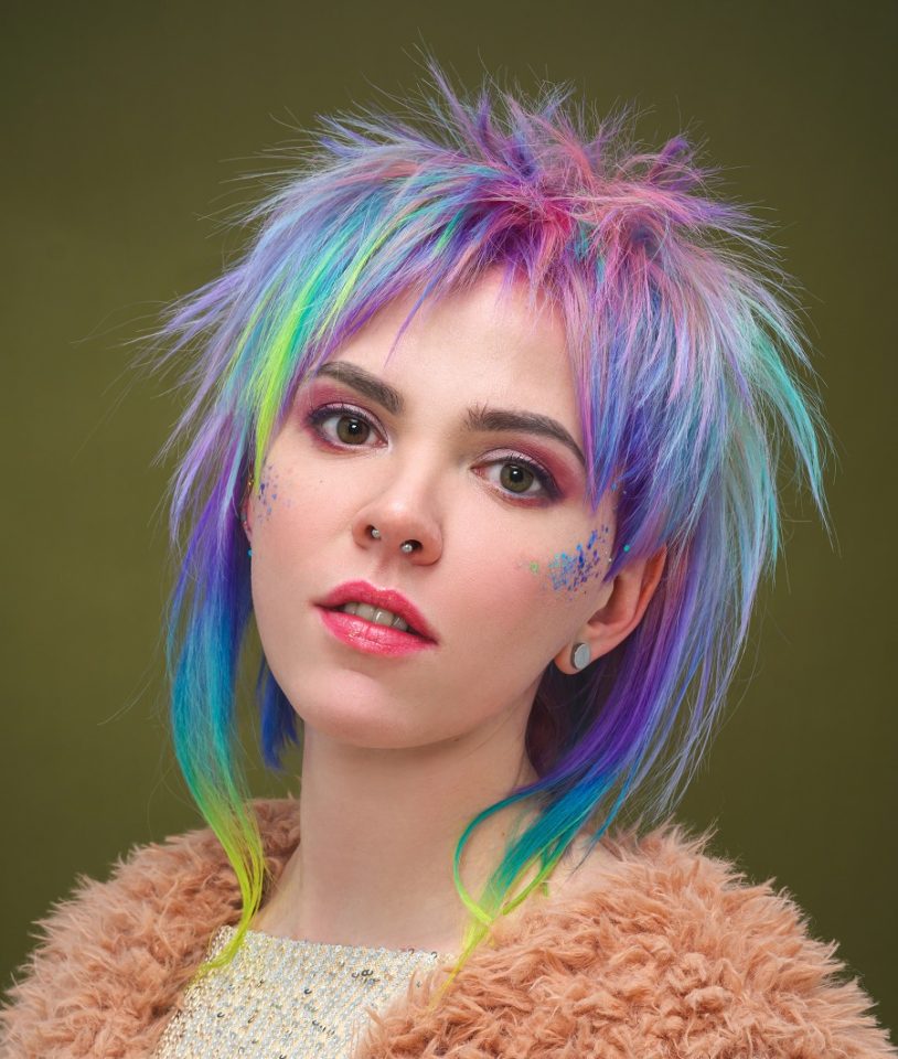 30 Bold and Bright Multi-Colored Hair Inspirations – Hairstyle Camp